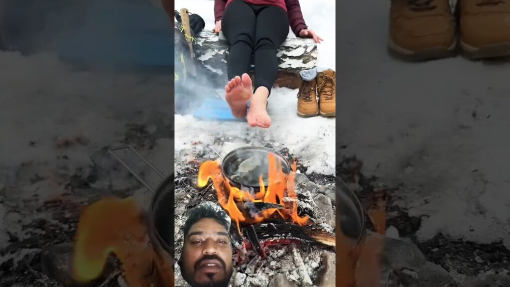 Survive the ice adventure #bushcraft #winter #survival #lifehack #camping #outdoors | キャンプフォイエー